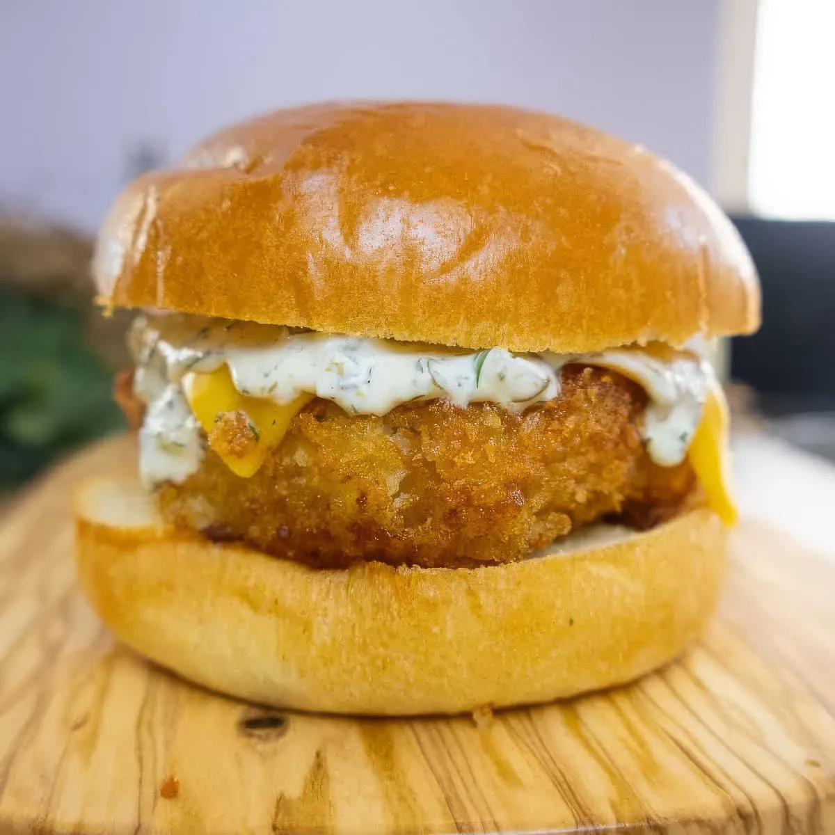Crispy Cod Fish Sandwich | Lola Jay Yum!