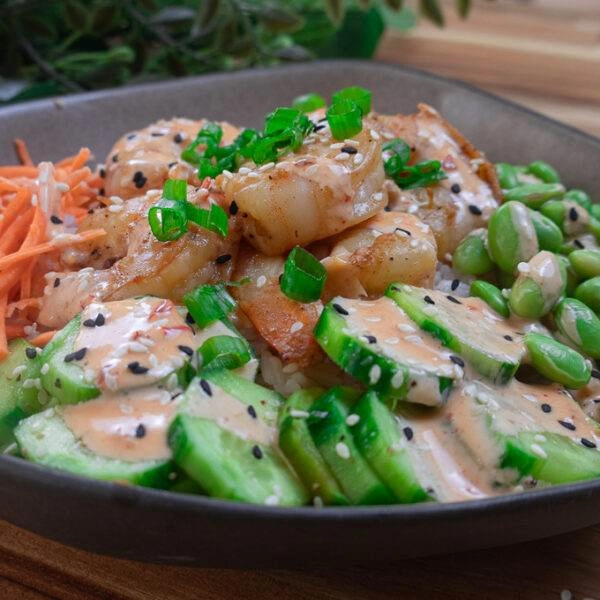 Shrimp Poke Bowl | Lola Jay Yum!