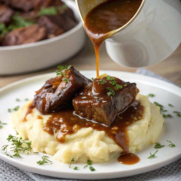 Garlic Braised Short Ribs | Lola Jay Yum!